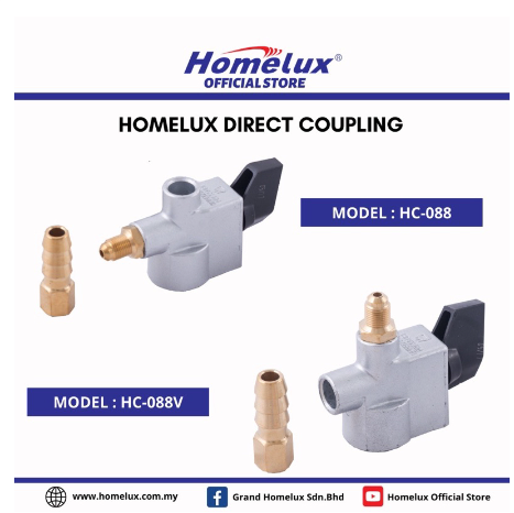 Homelux Direct Coupling HC-088/ HC-088V/Gas Regulator High Pressure ...