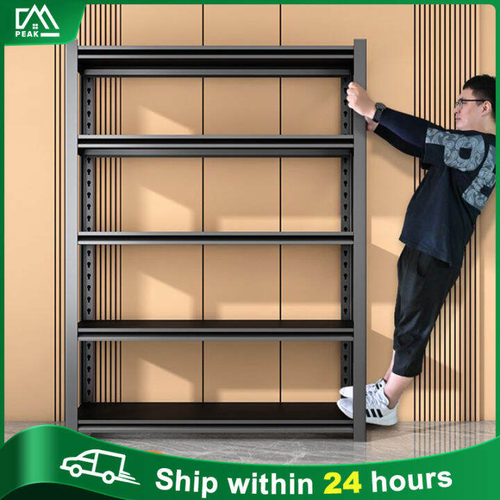 【Load 500 KG】Boltless Rack Steel Rack Shelves 5 layers Metal Rack Organizer layer Kitchen Rack ...