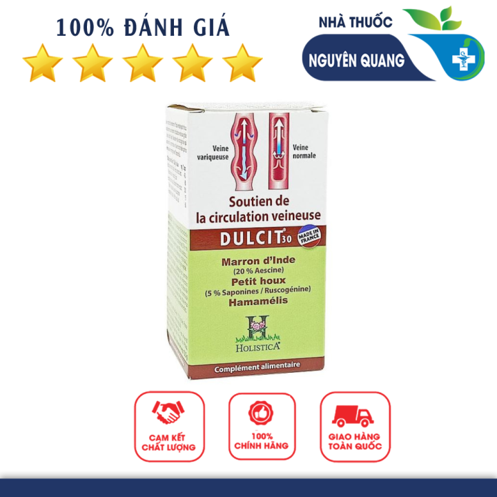 Dulcit-Hỗ trợ điều trị suy giãn tĩnh mạch chân, Suy giãn tĩnh mạch mãn ...