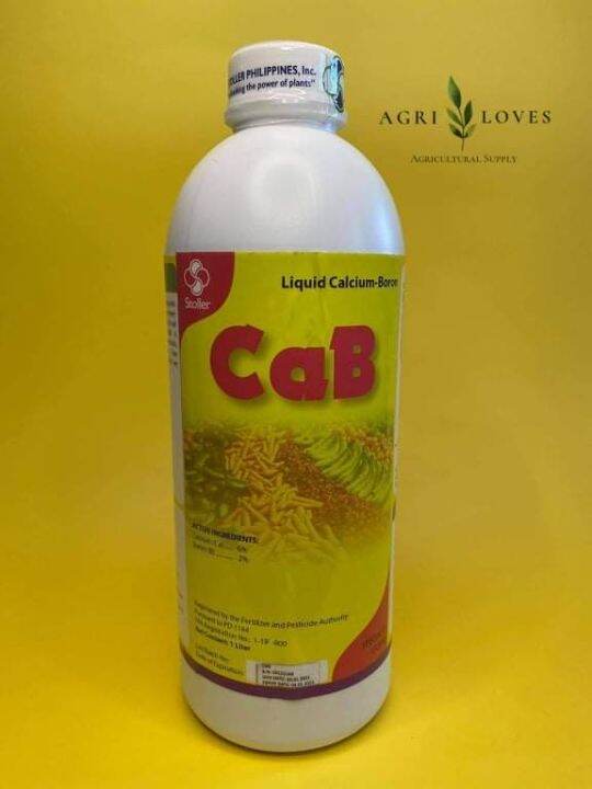 CaB Liquid Calcium-Boron Foliar/Soil-Applied Micronutrient (1 Liter ...