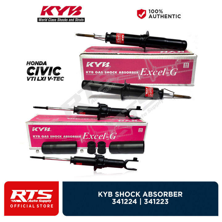 KYB Excel-G Shock Absorber Set for Honda Civic 1.5 / 1.6 VTI / V-TEC ...