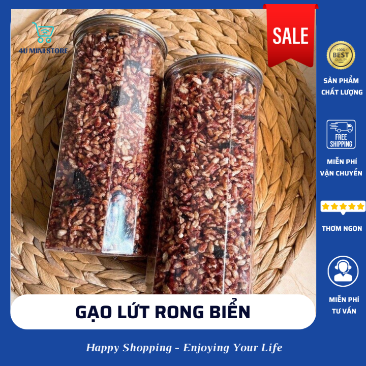 Gạo Lứt Rong Biển / Rong Biển Khô Gà / Rong Biển Chà Bông hủ Pet 300g ...