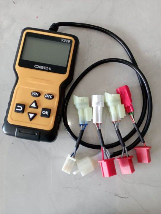 Alat Scanner Motor Yamaha OBD II untuk motor OBD 2 full soket | Lazada ...