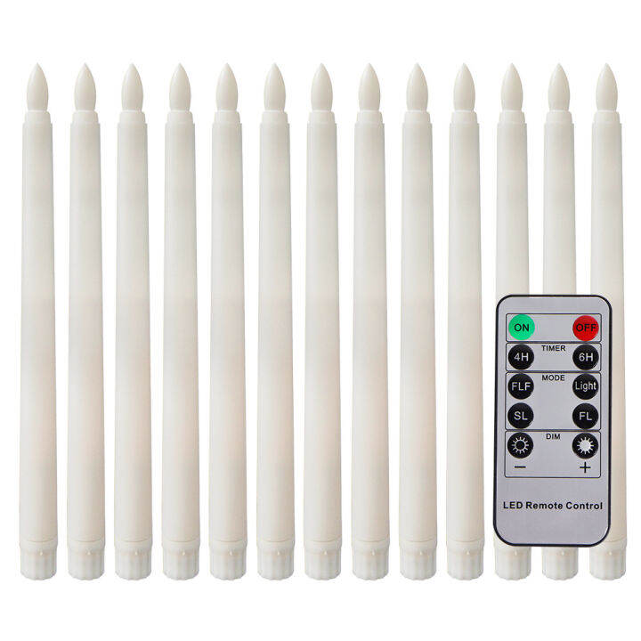 Remote control long pole electronic candle 10 button remote control ...