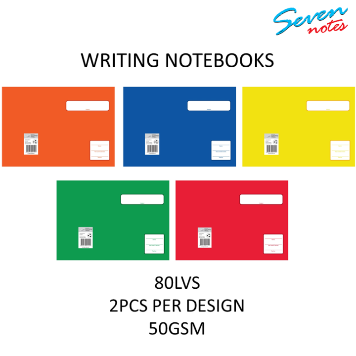 Seven Notes Writing Notebook 10pcs (Color Coded) | Lazada PH