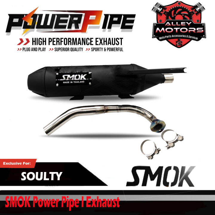 SMOK PIPE SOULTY l Power Pipe l Exhaust Pipe By Alley Motors | Lazada PH