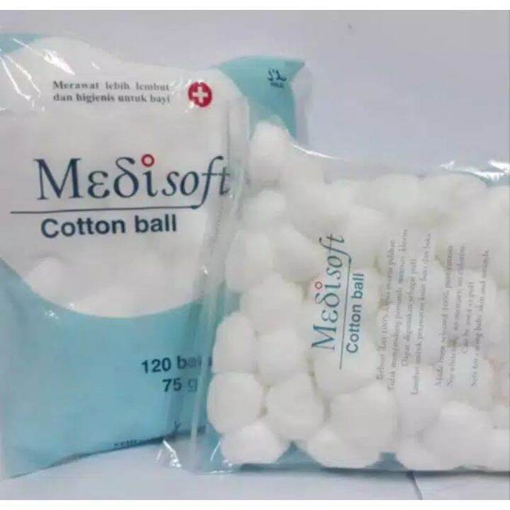 Kapas Bayi Medisoft Cotton Ball 75g | Lazada Indonesia
