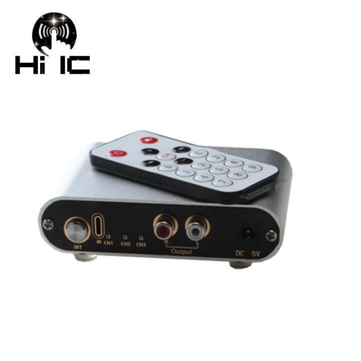 3 Port Input 1 Output / 1 Input 3 Output Two-way Audio Signal Switcher Switch Selector Box Sound ...