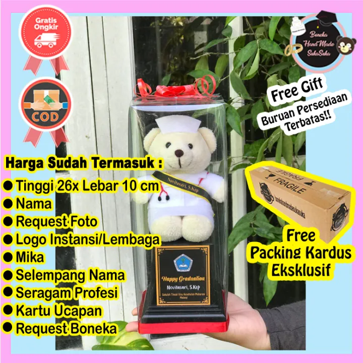 Boneka Perawat - Boneka WIsuda Perawat - Boneka Wisuda - Kado Wisuda ...