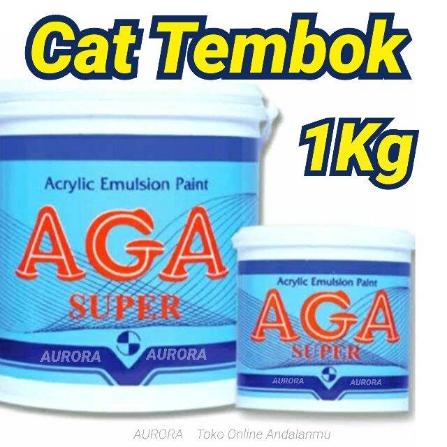 Cat AGA SUPER Cet Tembok 1Kilo 1 Kg Bisa Untuk Gambar Dinding Mural ...