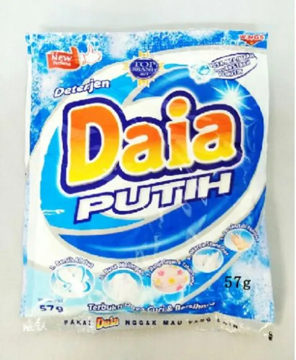 53g Daia Detergent Powder - Putih | Lazada