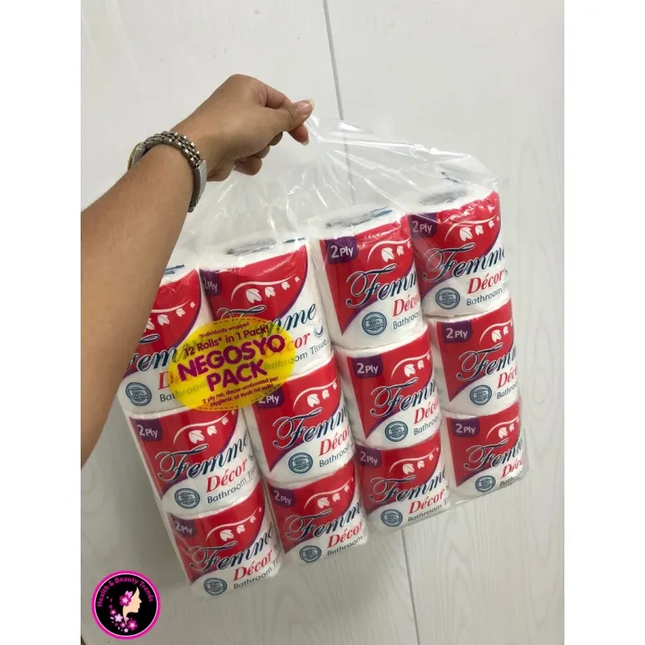 FEMME NEGOSYO PACK/FEMME KITCHEN TOWEL TWIN/TISSUE PLAIN/FEMME 12 ROLLS ...