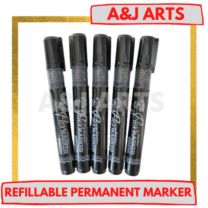 Permanent Marker FlexOffice Refillable Permanent Marker Flex | Lazada PH