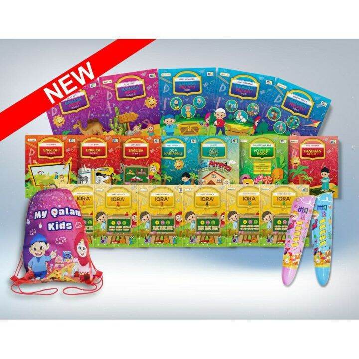MY QALAM KIDS- Lengkap 3 Bahasa, Iqra, Doa Harian dan Juz Amma Serta ...