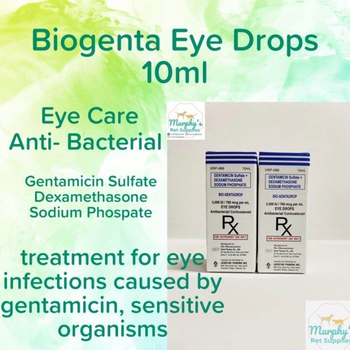 Biogenta for dogs and cats eyecare 10ml eyedrops | Lazada PH