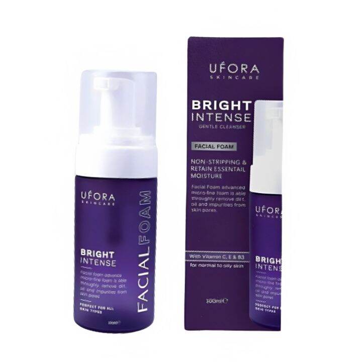 New Look!!! UFORA Cleanser 100ml | Facial Foam Bright Intense Skincare ...