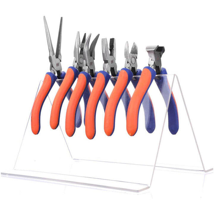 Clear Acrylic Triangle Storage Rack Acrylic Pliers Wrench Tool Display ...