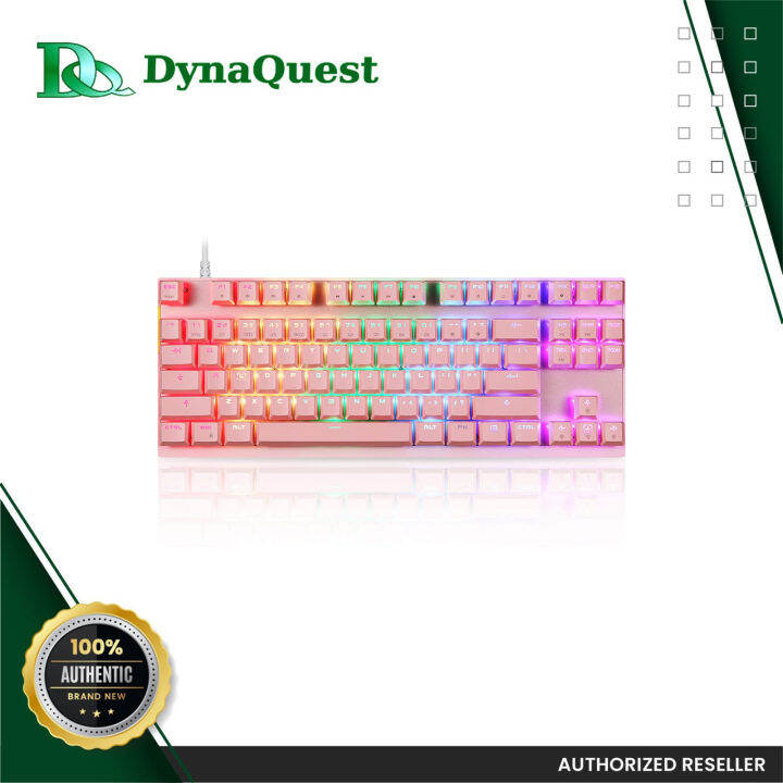 Motospeed CK82 RGB Blue Switch Gaming Pink Keyboard | Lazada PH