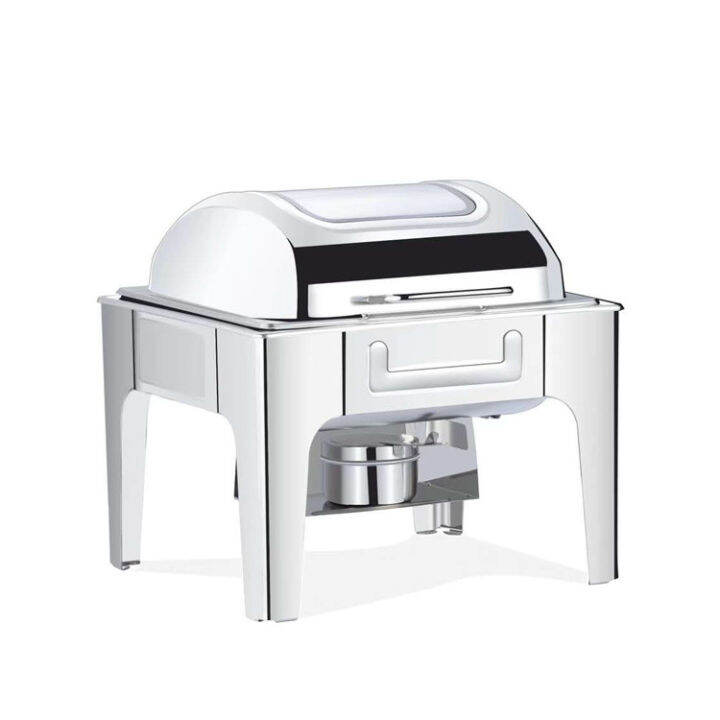 Stainless Steel Chafing Dish Buffet Silver Set Chafers and Food Warmer ...