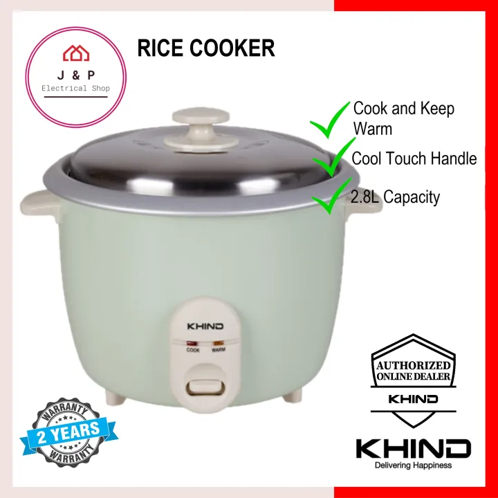 💥KHIND Rice Cooker 2.8L RC728💥 [ READY STOCK] | Lazada