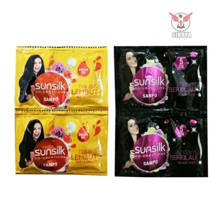 SAMPO SUNSILK 9ml Renceng isi 12 Sachet | Lazada Indonesia