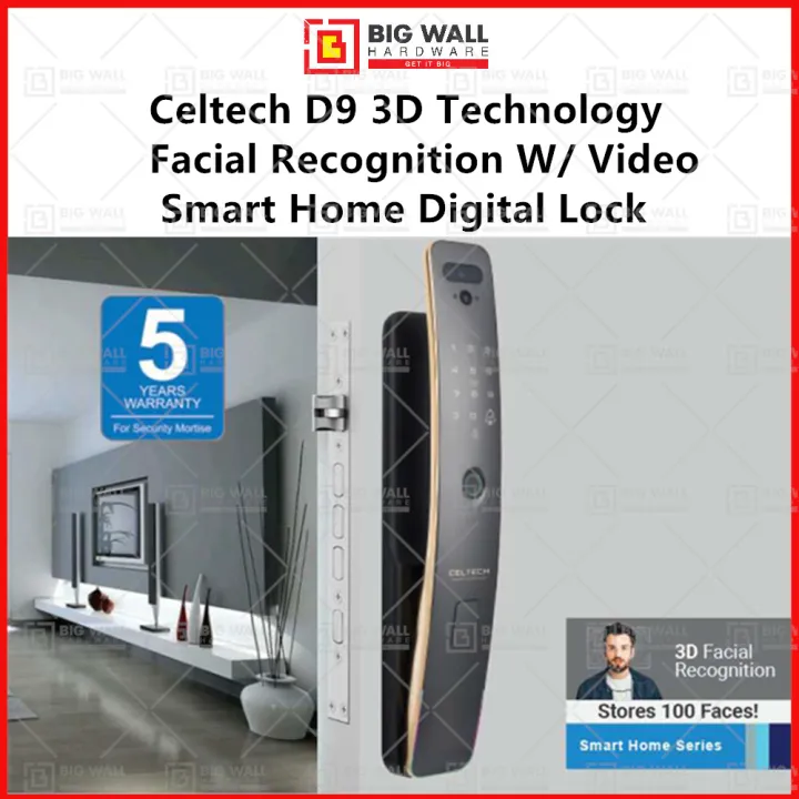 Celtech D9 3D Technology Facial Recognition W/ Video + Smart Home ...