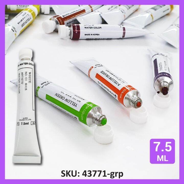 [Weststar TAS] Artists Watercolor Water Color Tube (7.5ml) | Lazada