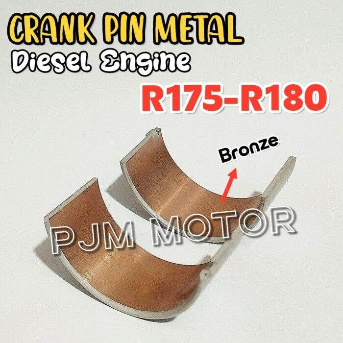 Bronze R175 CPM crank pin metal matalan mesin diesel pengerak r180 ...
