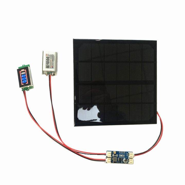 6V 3W 9V 2W 12V 2W Solar panel with Solar min batteyy charger with batteyy display DIY KIT PH 2. ...