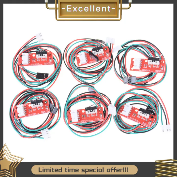 Excellent 6sets Endstop Limit Mechanical End Stop Switch Cables For CNC ...