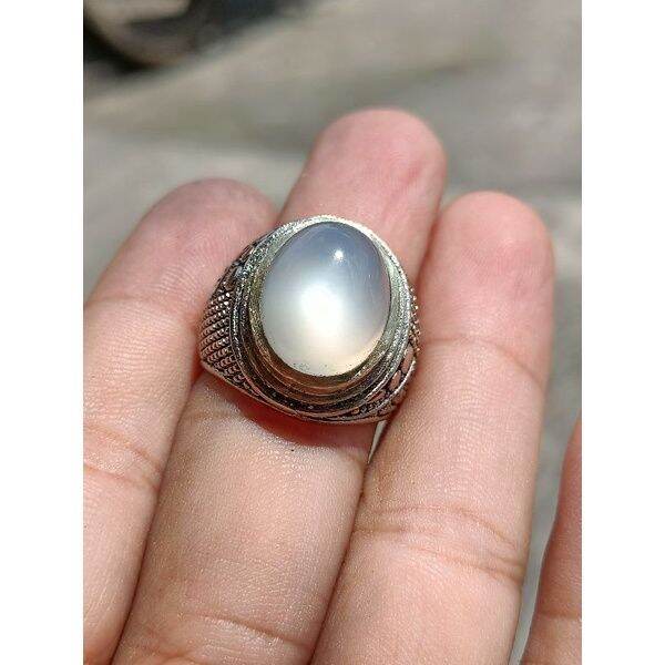 Batu cincin natural anggur bulan ikatan alfaka super ukir qualitas hq ...