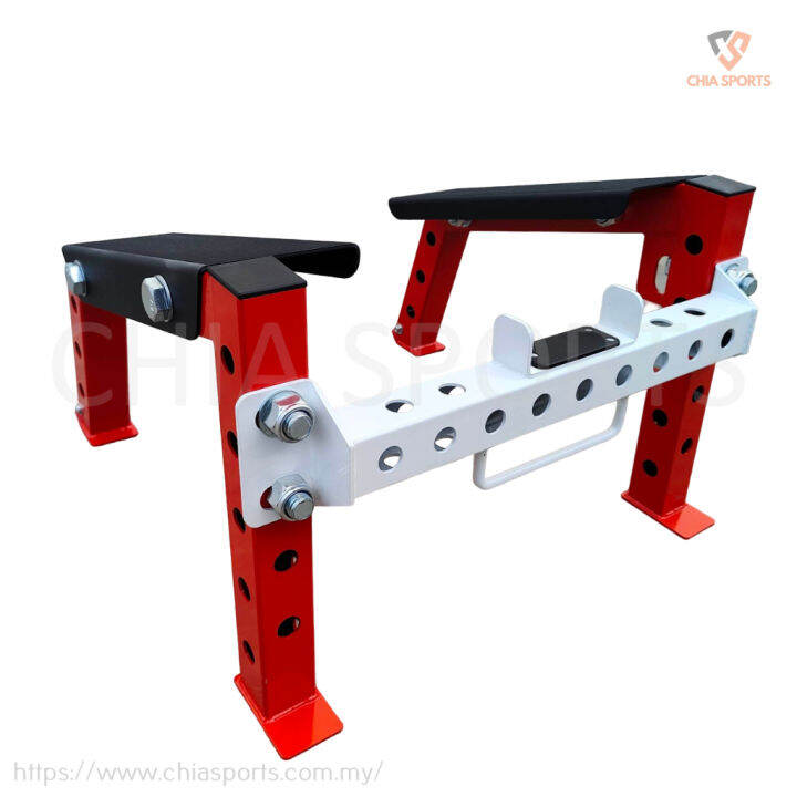 Rowing Platform Landmine T-Bar Row Machine Barbell Back Core Trainer ...