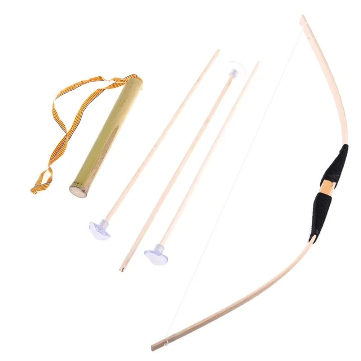 Safe Bamboo Bow And Arrow Toy Set Green Arrow Hero Cosplay Outdoor ...