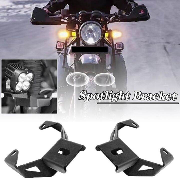 Fog Light Mount Spotlight Bracket for Royal Enfield Himalayan 400 411 ...