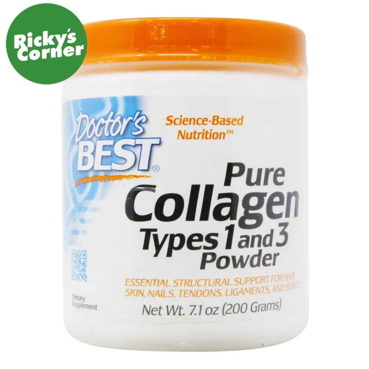doctor's best pure collagen types 1 and 3 powder 7.1 oz (200 g) | Lazada PH
