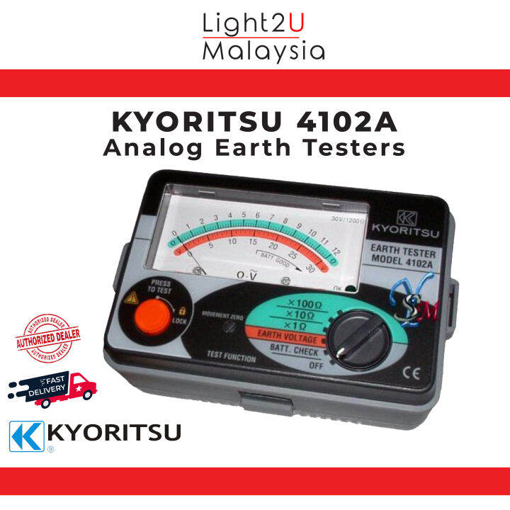 Kyoritsu 4102A Analog Earth Testers Earth Resistance Tester | Lazada