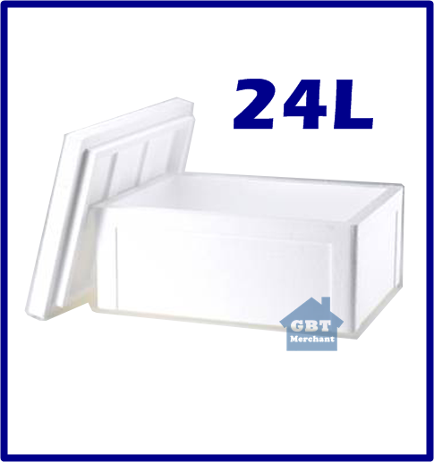 Styro Foam box Seafood 24L /Frozen food polystrene box fruit box gabus ...