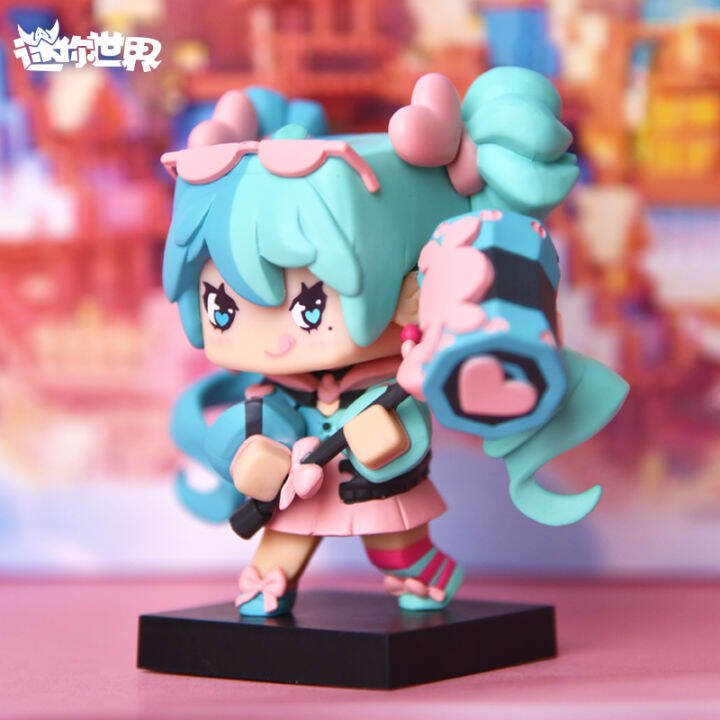 Mini world hand-made little moxa doll ornaments pure girl domestic Game ...