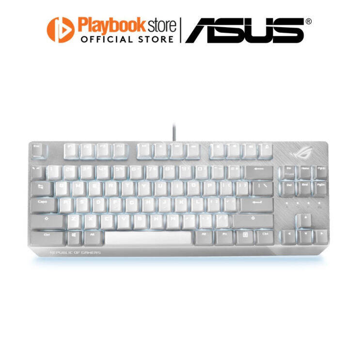 Asus ROG Strix Scope NX TKL Moonlight White Wired Mechanical RGB Gaming ...