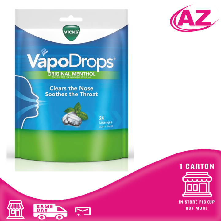 Vicks Vapodrops 24 s - STORE PICKUP / SAME DAY CASH ON DELIVERY ...