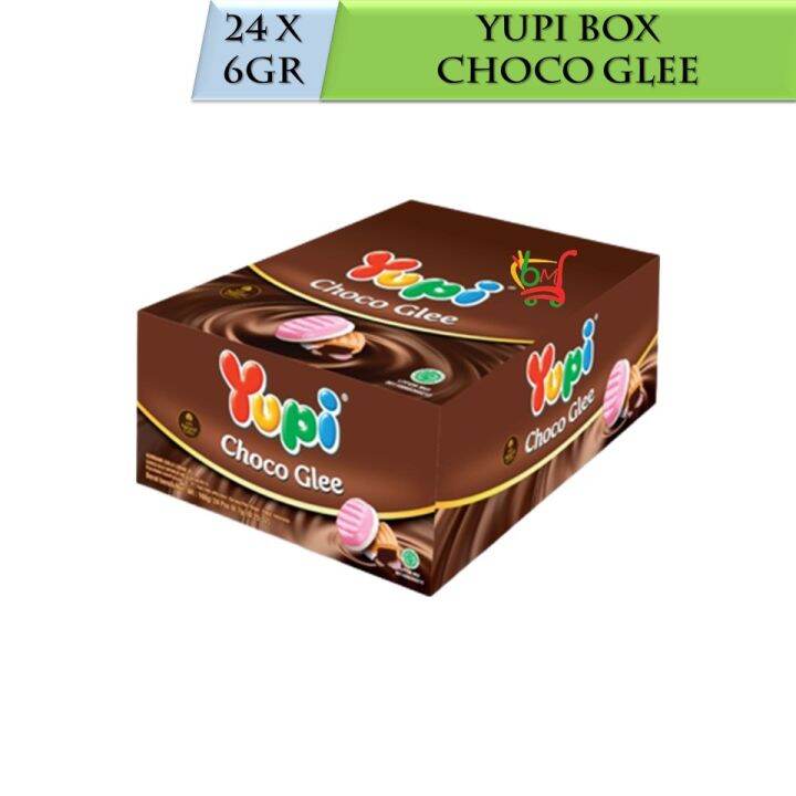 Yupi Box Choco Glee Isi 24 Sachet Permen Kenyal Isi Cokelat | Lazada ...