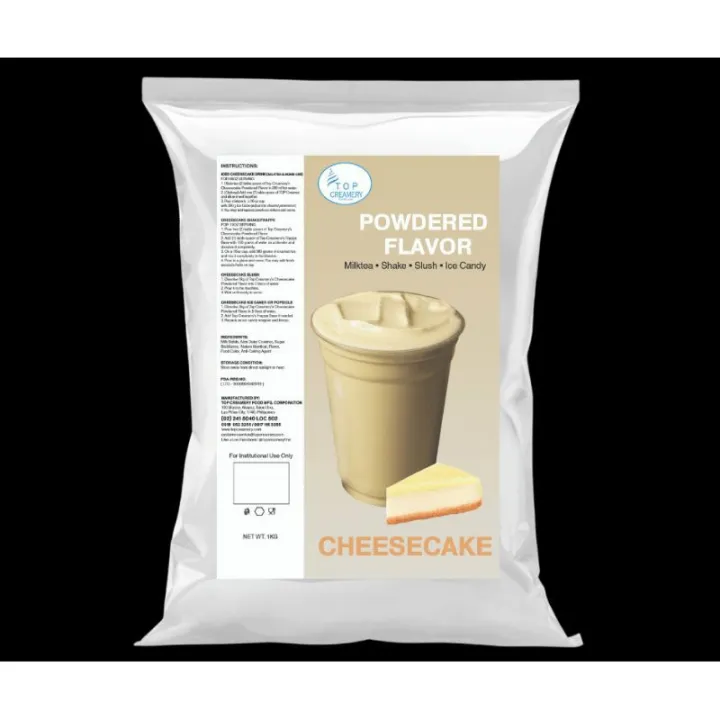 Cheesecake Powdered Flavor 1kg TOP CREAMERY | Lazada PH
