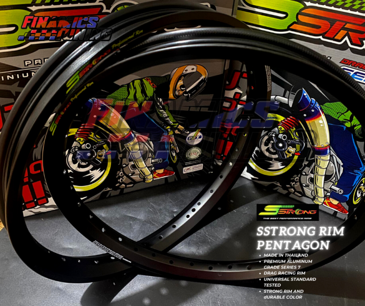 STRONG RIM PENTAGON THAILAND BROKEN SIZE 1.2/1.4 X 17" WITH FREE SHIRT ...