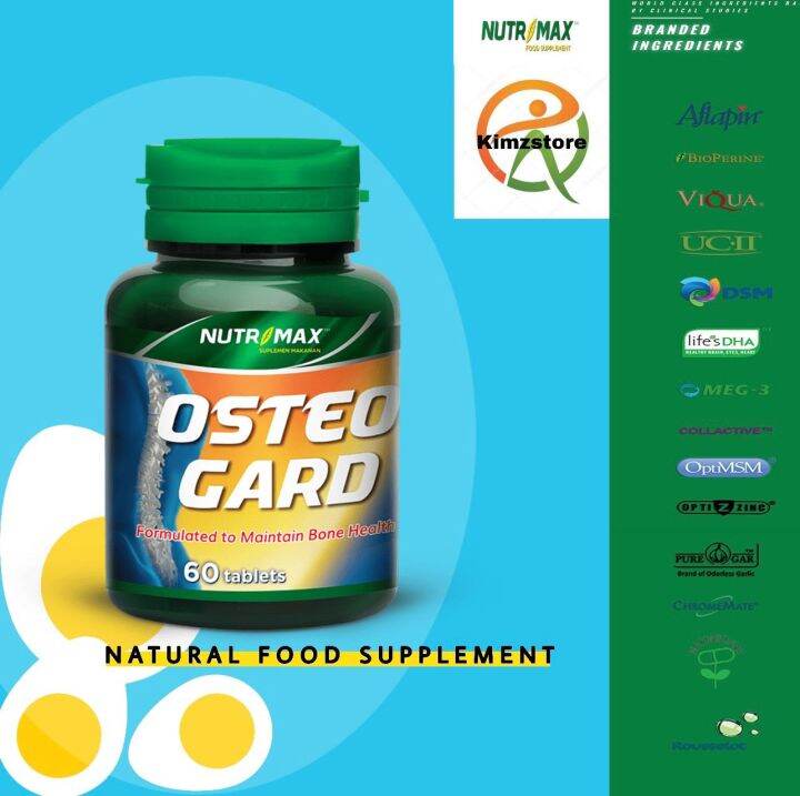 Nutrimax Osteo Gard 60 Tablet / Kalsium / Vitamin tulang | Lazada Indonesia
