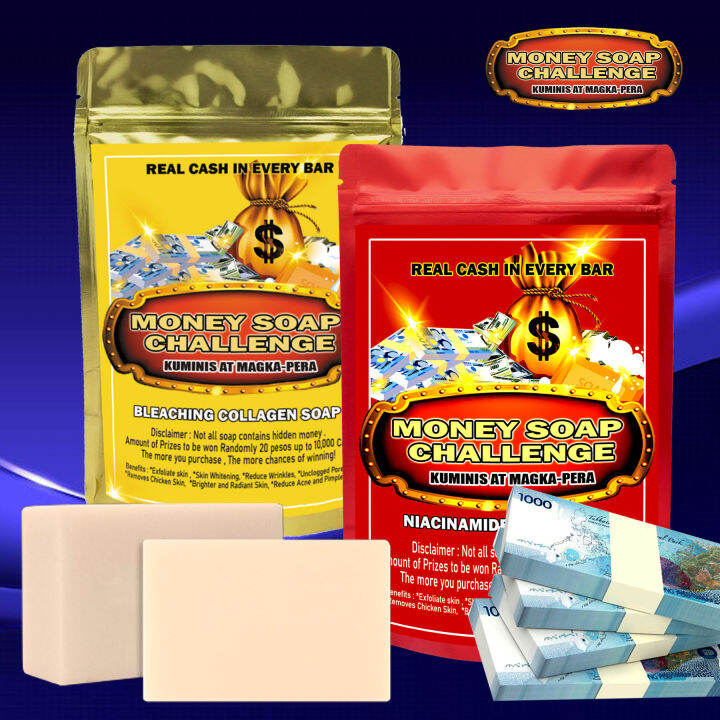 Money Soap Niacinamide (RED) Whipp Soap Niacinamide Money soap with ...