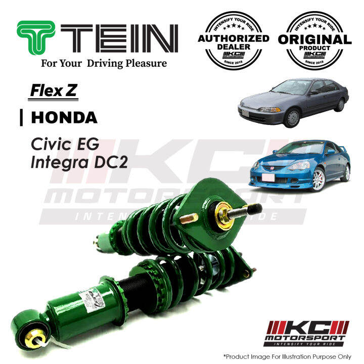 Honda Civic EG / Integra DC2 - TEIN Flex Z Adjustable Suspension / Coilover | Lazada