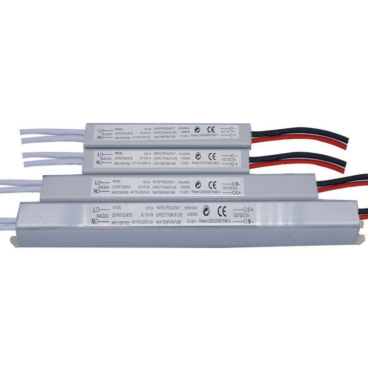 LED Driver 12V 1A 2A 3A 5A 6A Ultrathin Switching Power Supply Lighting Transformer 12W 36W 24W ...