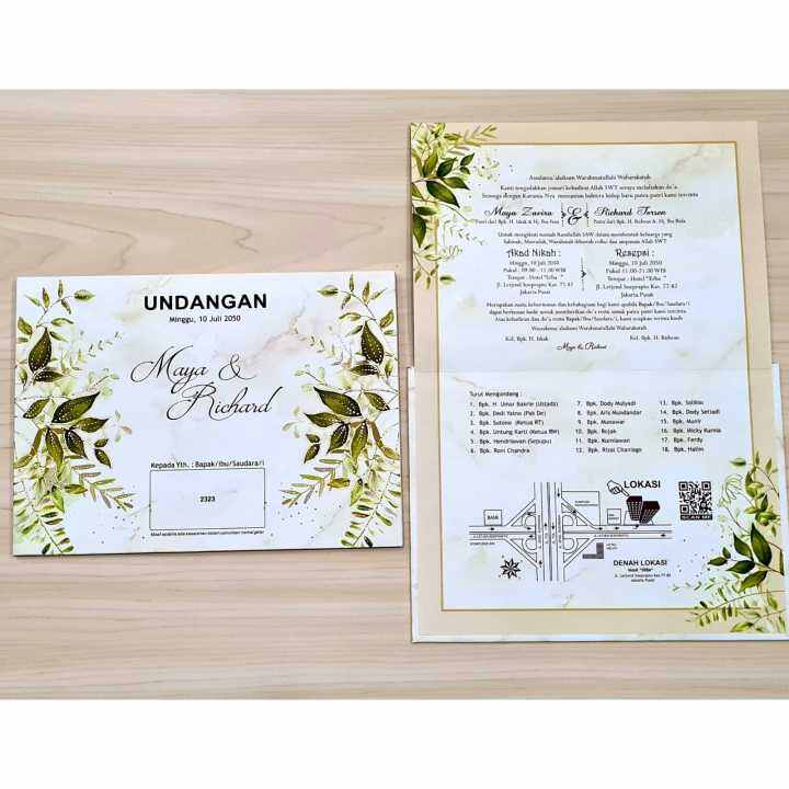 Blangko Undangan ERBA 2323 Isi 100 Lembar | Lazada Indonesia