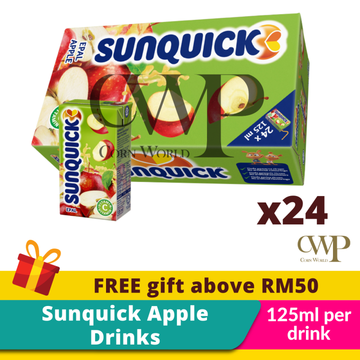 Sunquick Drinks 125ml x 24 (Apple) | Lazada