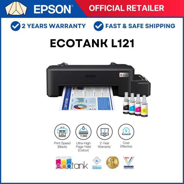 Epson EcoTank L121 A4 Ink Tank Printer | Lazada PH